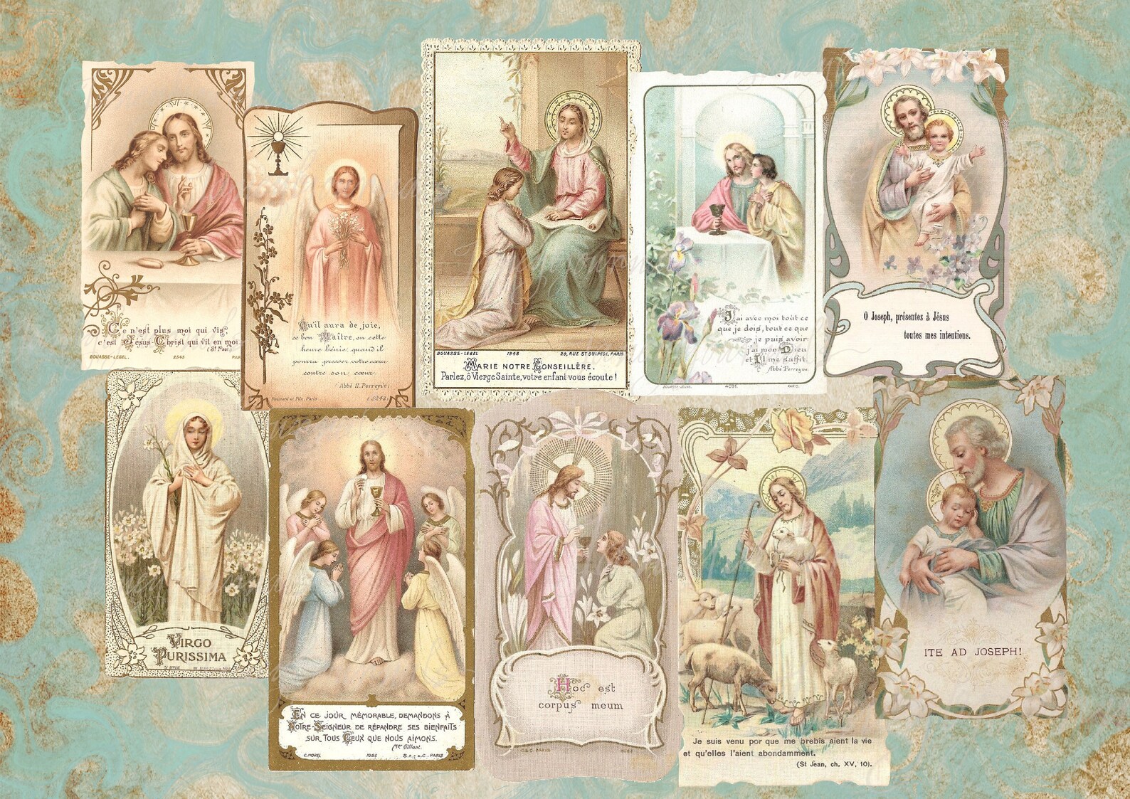 Junk Journal Catholic Prayer Journal Printable Kit Feature - Etsy