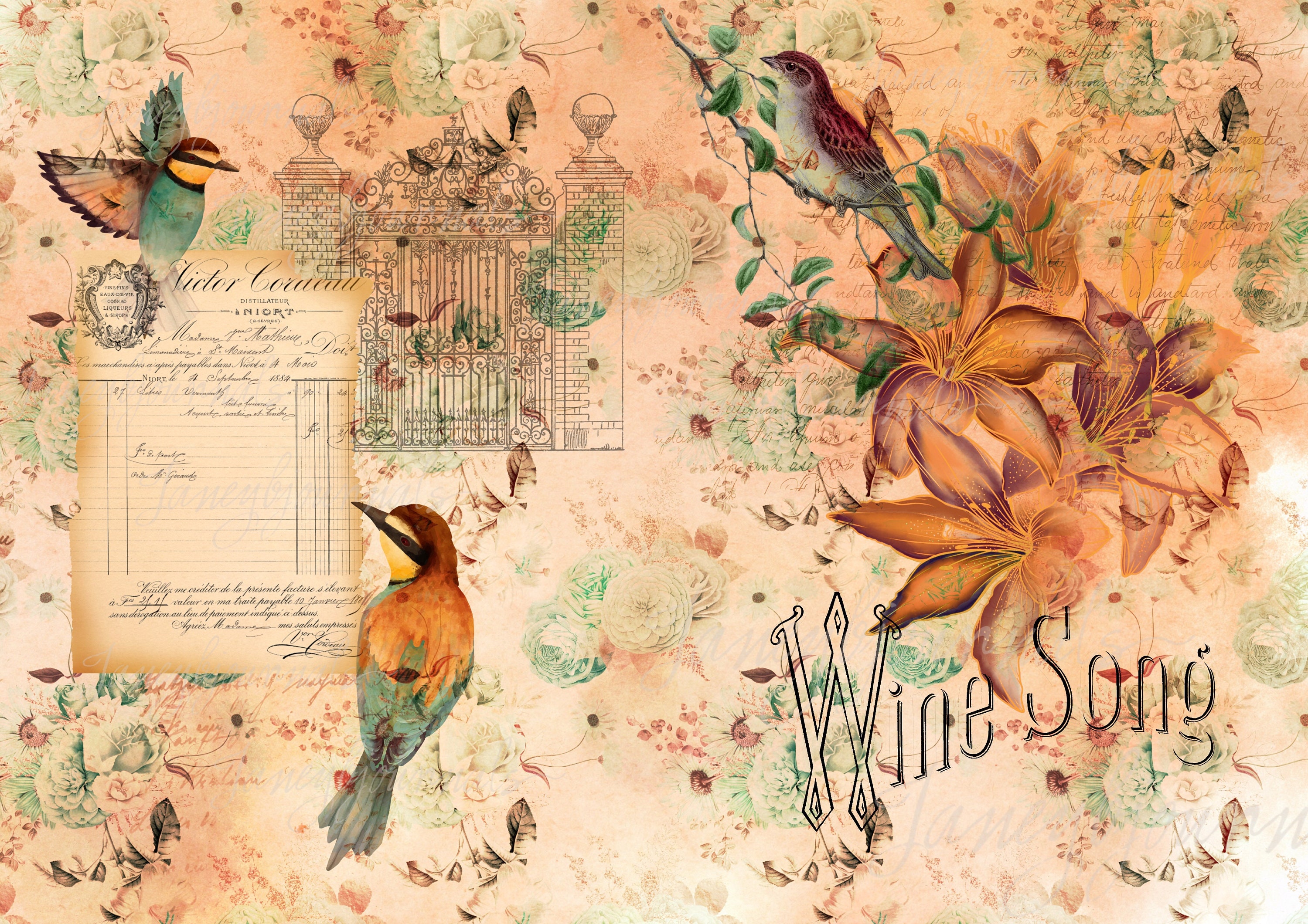 Le Perche a Beautiful Junk Journal Kit Printable Paper and - Etsy