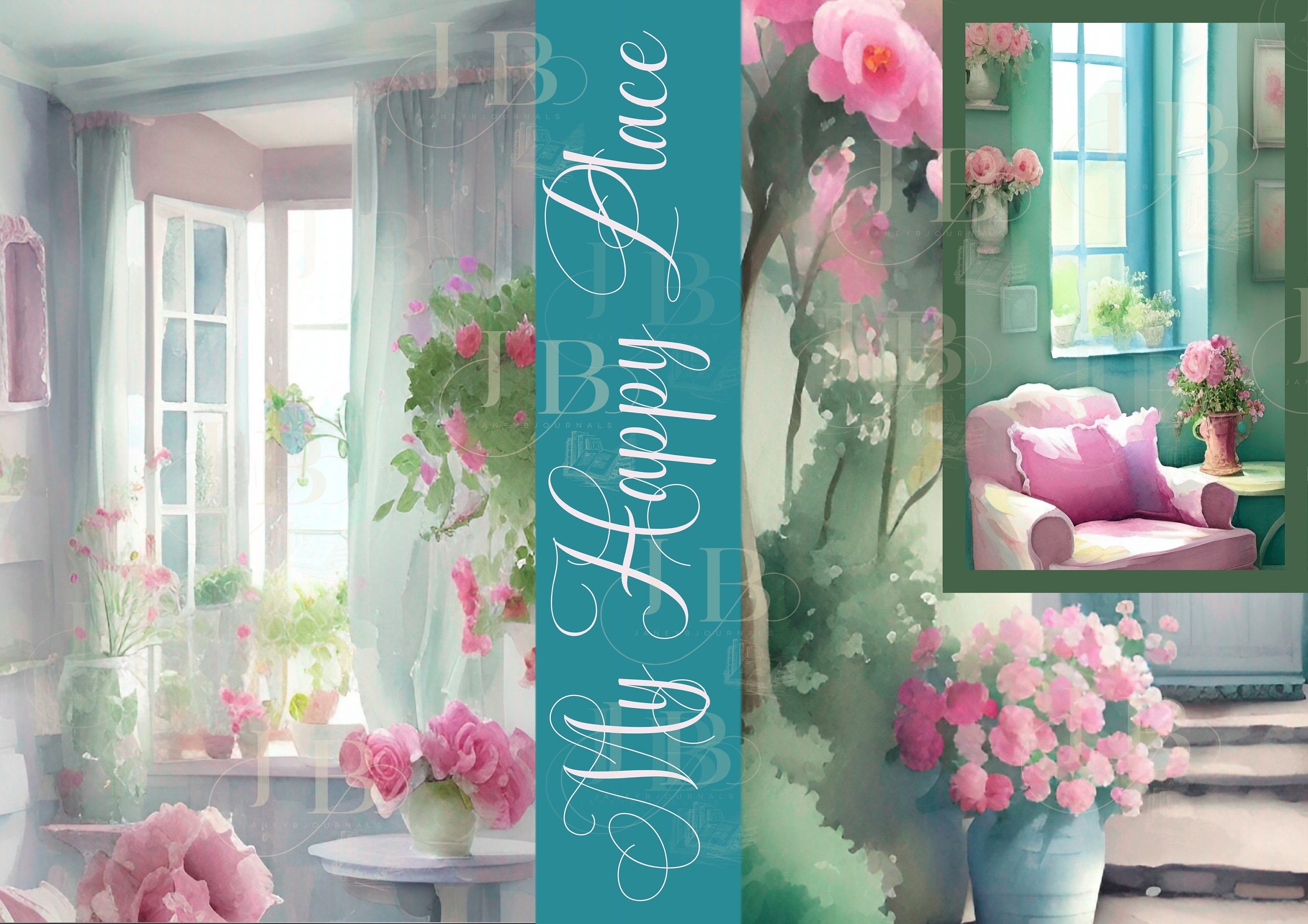 My Happy Place a Beautiful Printable Junk Journal Kit - Etsy