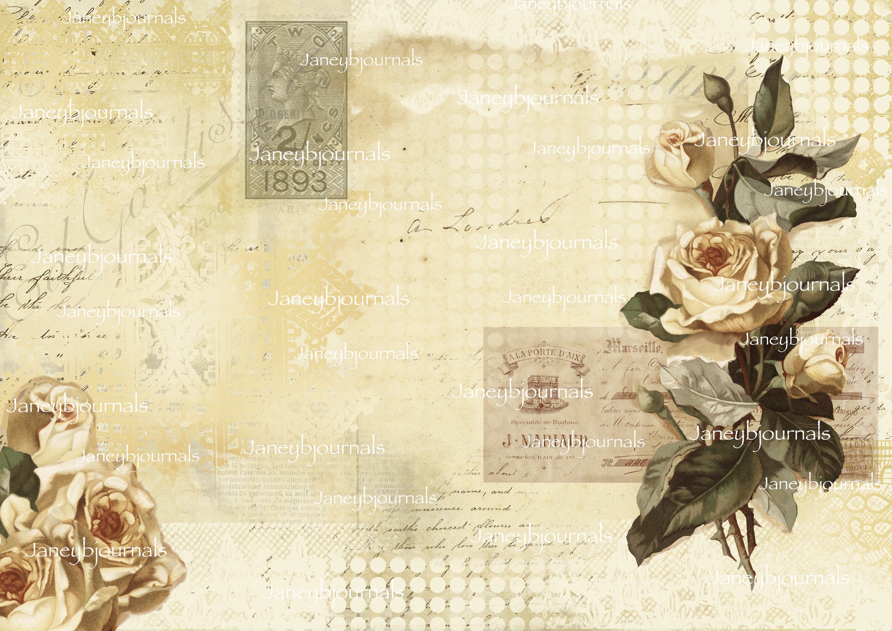 Yellow Roses Junk Journal Printable Kit 20 PAGES Vintage - Etsy UK