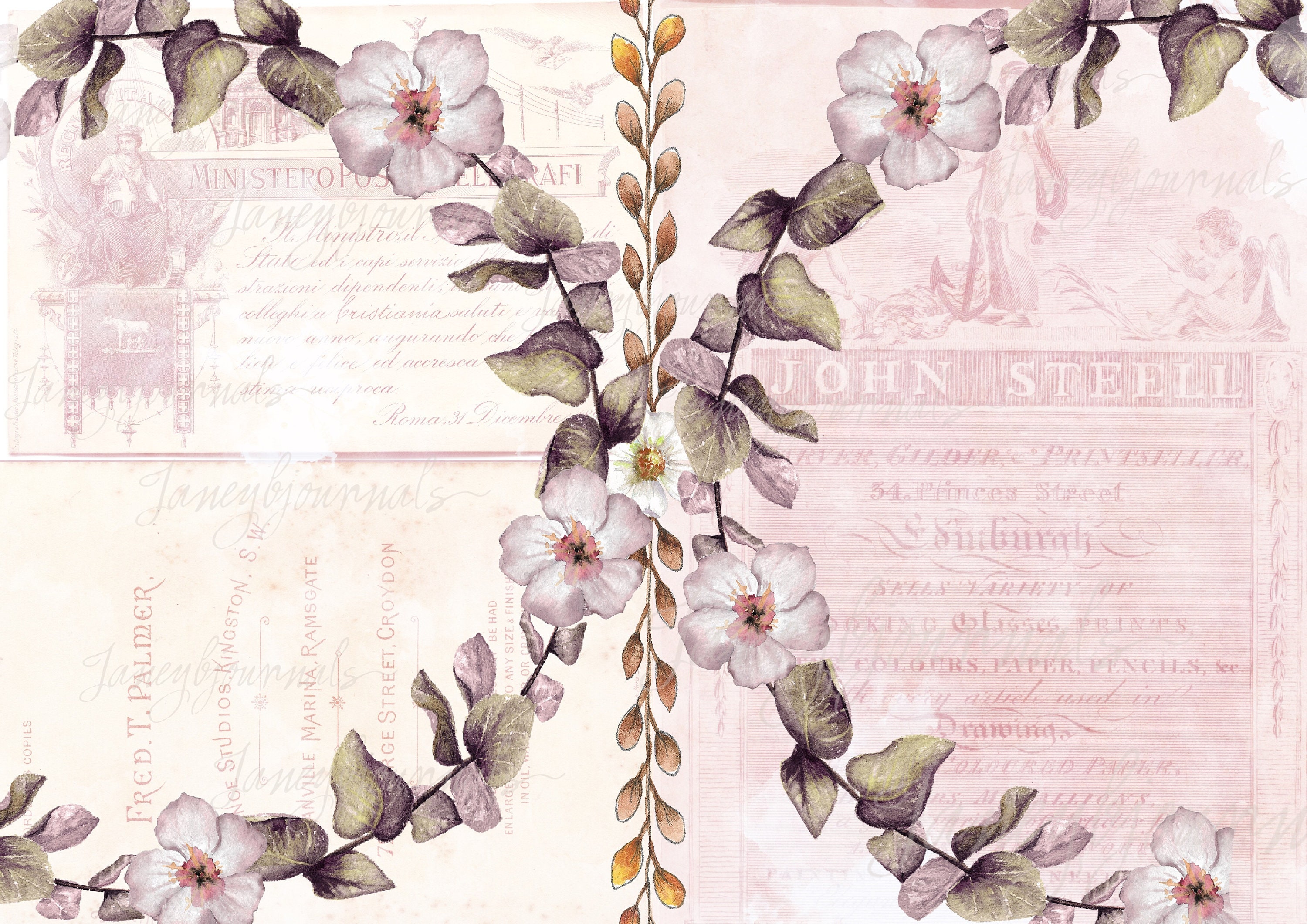 Beautiful Junk Journal Printable Kit A Book is a Dream You - Etsy