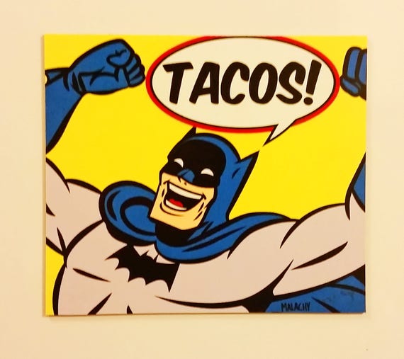BATMAN TACOS Fridge Magnet 5 x 4 | Etsy