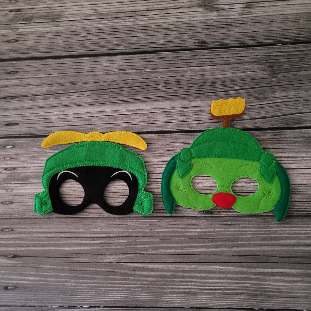 Felt Alien Play Mask: Martian Costume, Pretend Play - Etsy