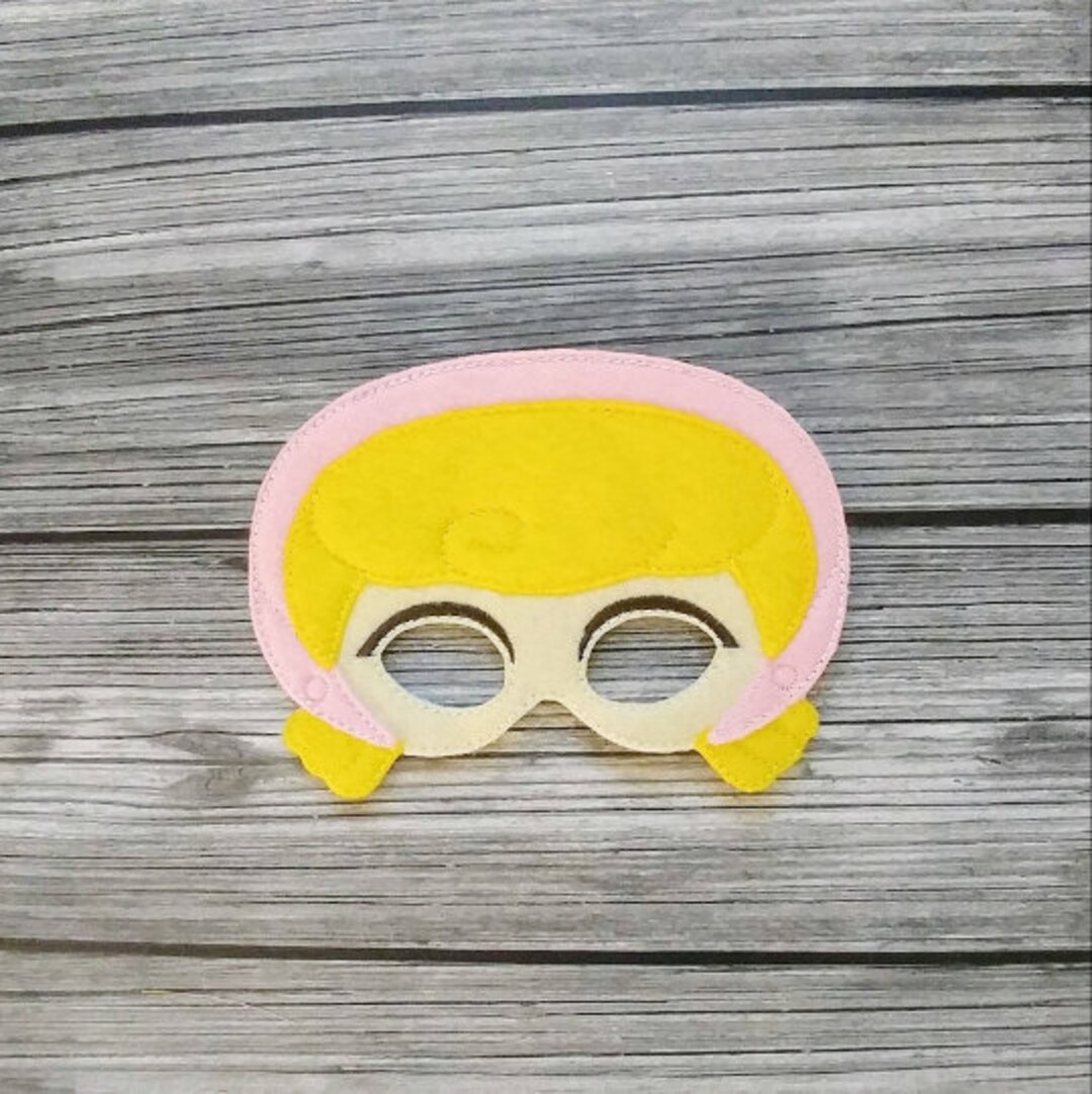 Bo Peep Inspired Mask Little Bo Peep Mask Halloween Mask Pretend Play ...