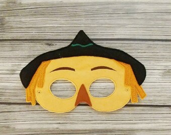 Crocodile Felt Embroidered Mask Kid & Adult Pretend Play | Etsy