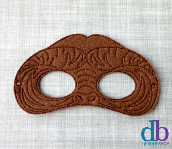 Alien Felt Embroidered Mask Creative Play Spaceship - Etsy