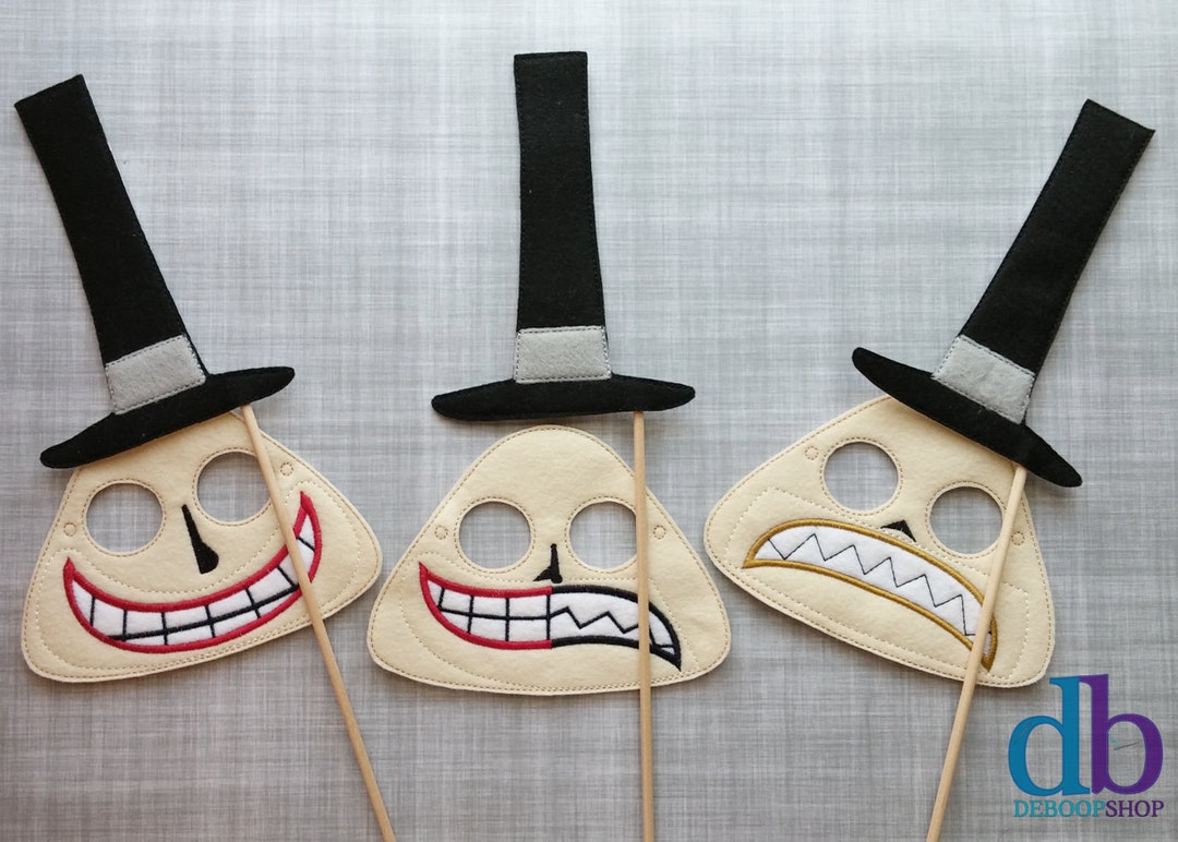 Halloweentown Mayor Felt Mask Set: Kid & Adult Costume, Creative Play ...