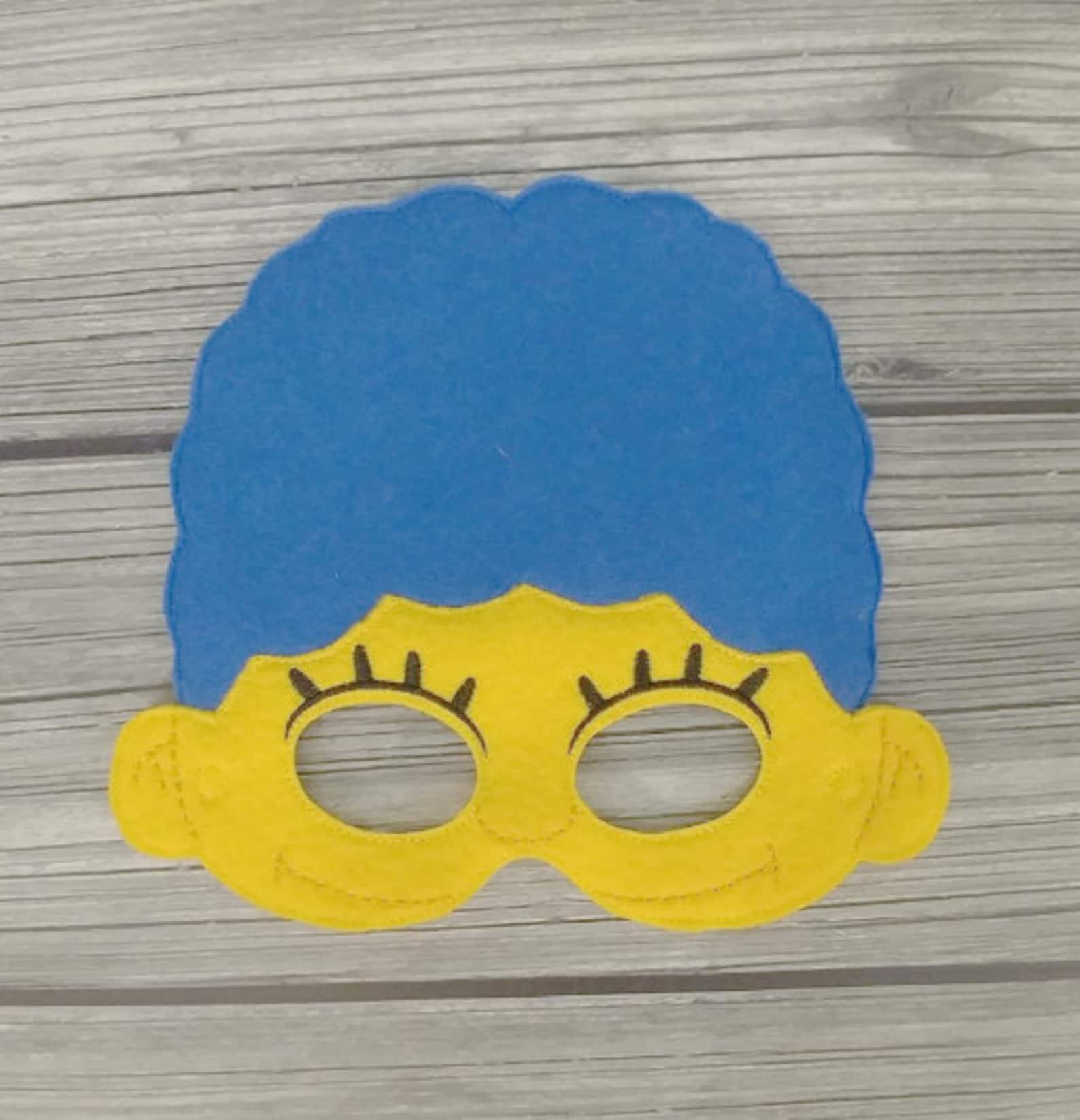 Momma Felt Embroidered Mask - Marge the Mother Mask - Kid & Adult ...