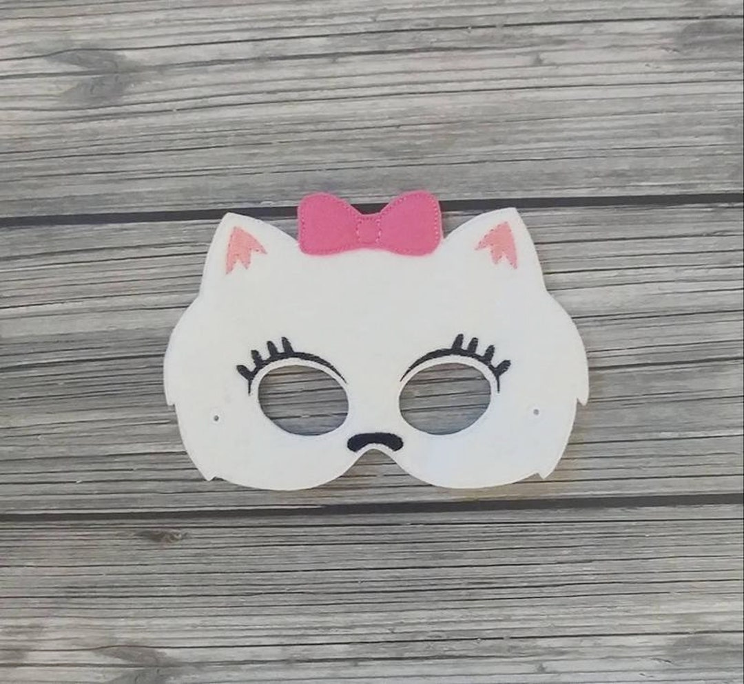 Cute Pomeranian Felt Embroidered Mask - SLOP Mask - Pretend Play ...