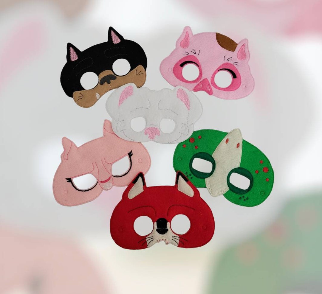 Handmade Super Pets Masks: Pretend Play Dress-up Costumes - Etsy