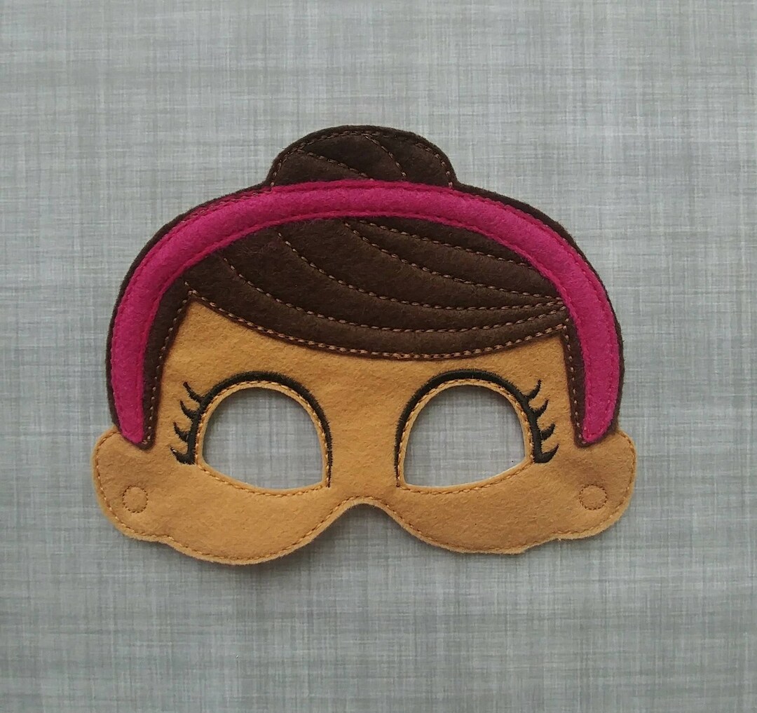 Vampire Friend Felt Embroidered Mask Poppy Kid & Adult - Etsy UK