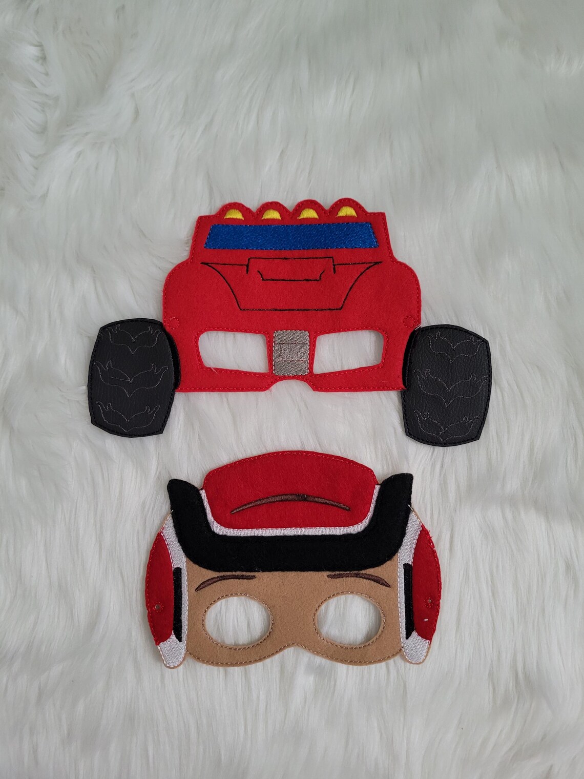 Monster Truck Felt Masks: Halloween Costume, Creative Play - Etsy