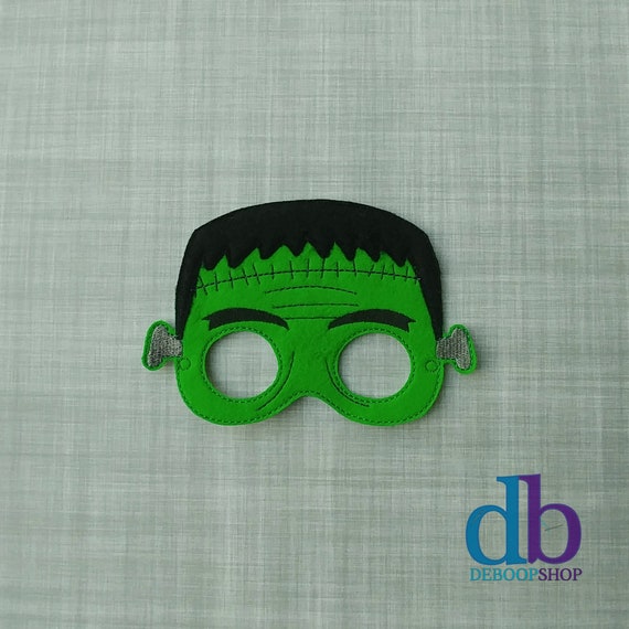 Frankenstein Mask Green Monster Mask Kid & Adult | Etsy