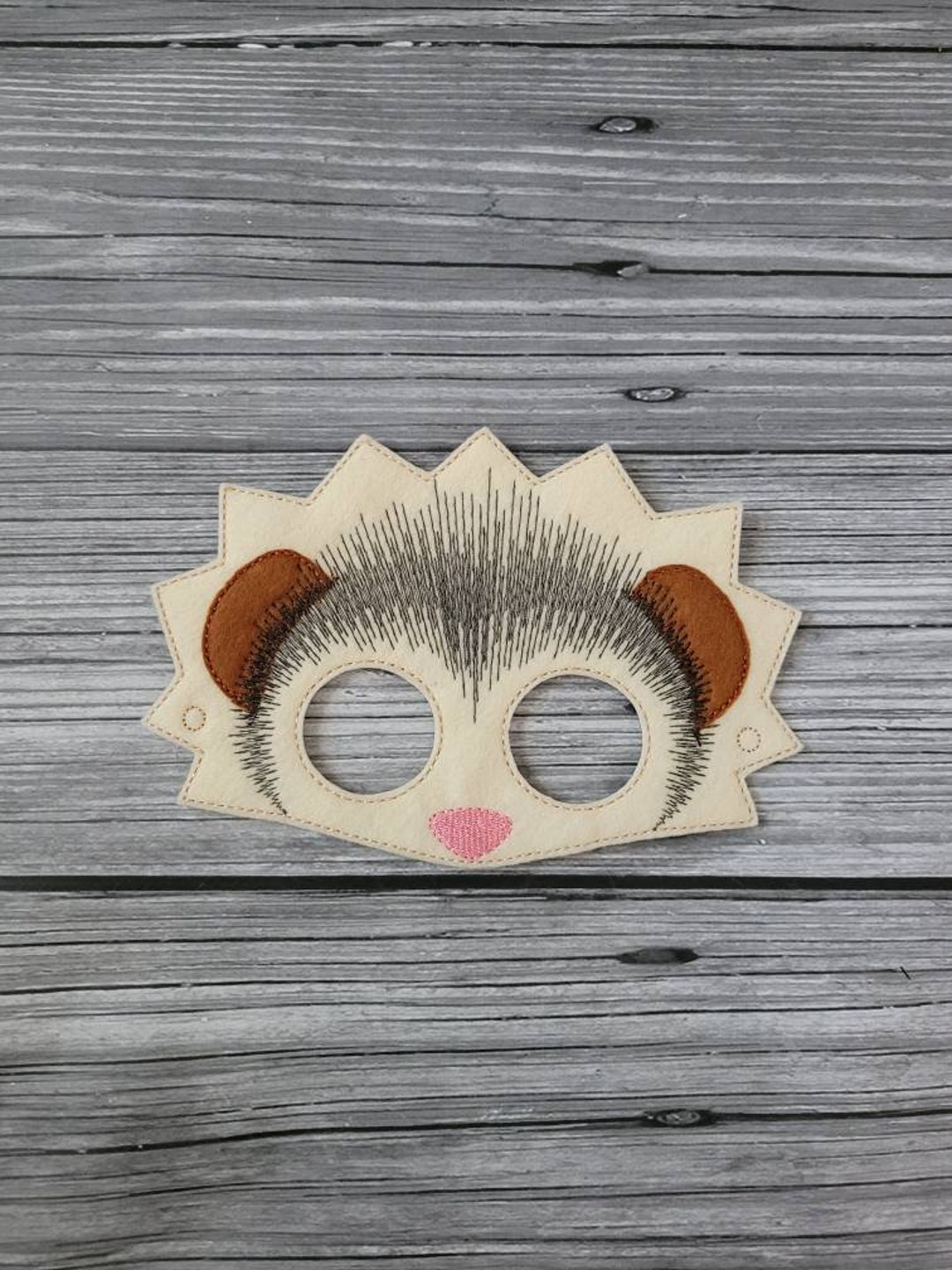 Hedgehog Mask -quilled Animal - Spiny Mammal - Make Believe Play ...