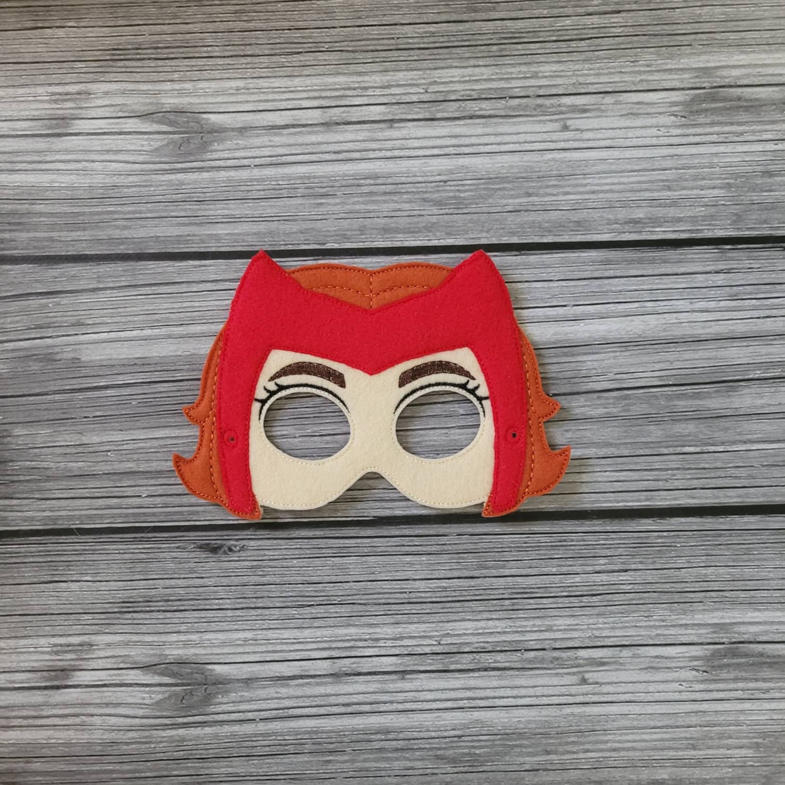 Super-powered Felt Masks – Wanda and Vision - Scarlet Witch - Pretend ...