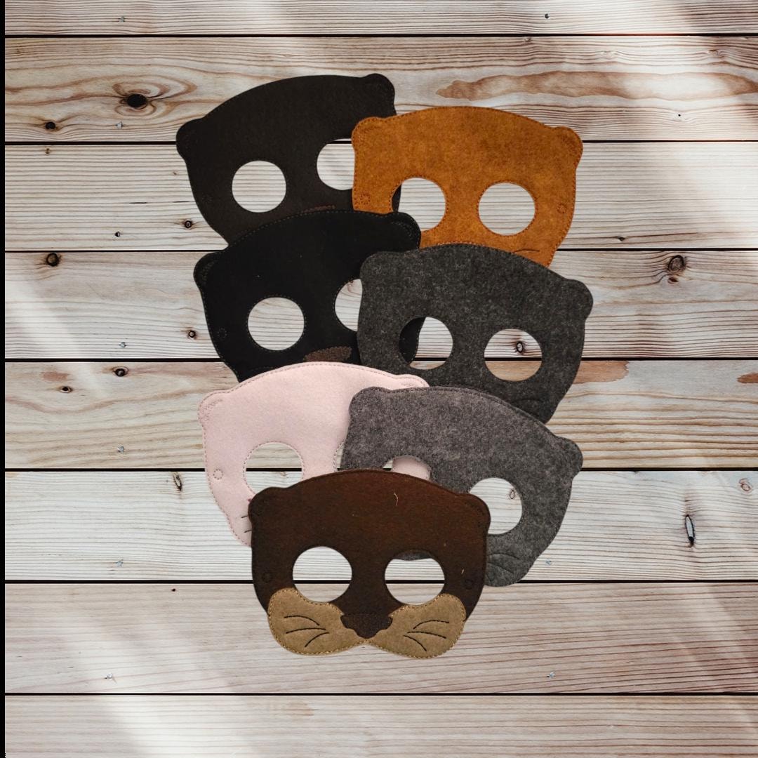 Otter Mask - Sea Mammals - Sea Otters - River Otters - Make Believe ...