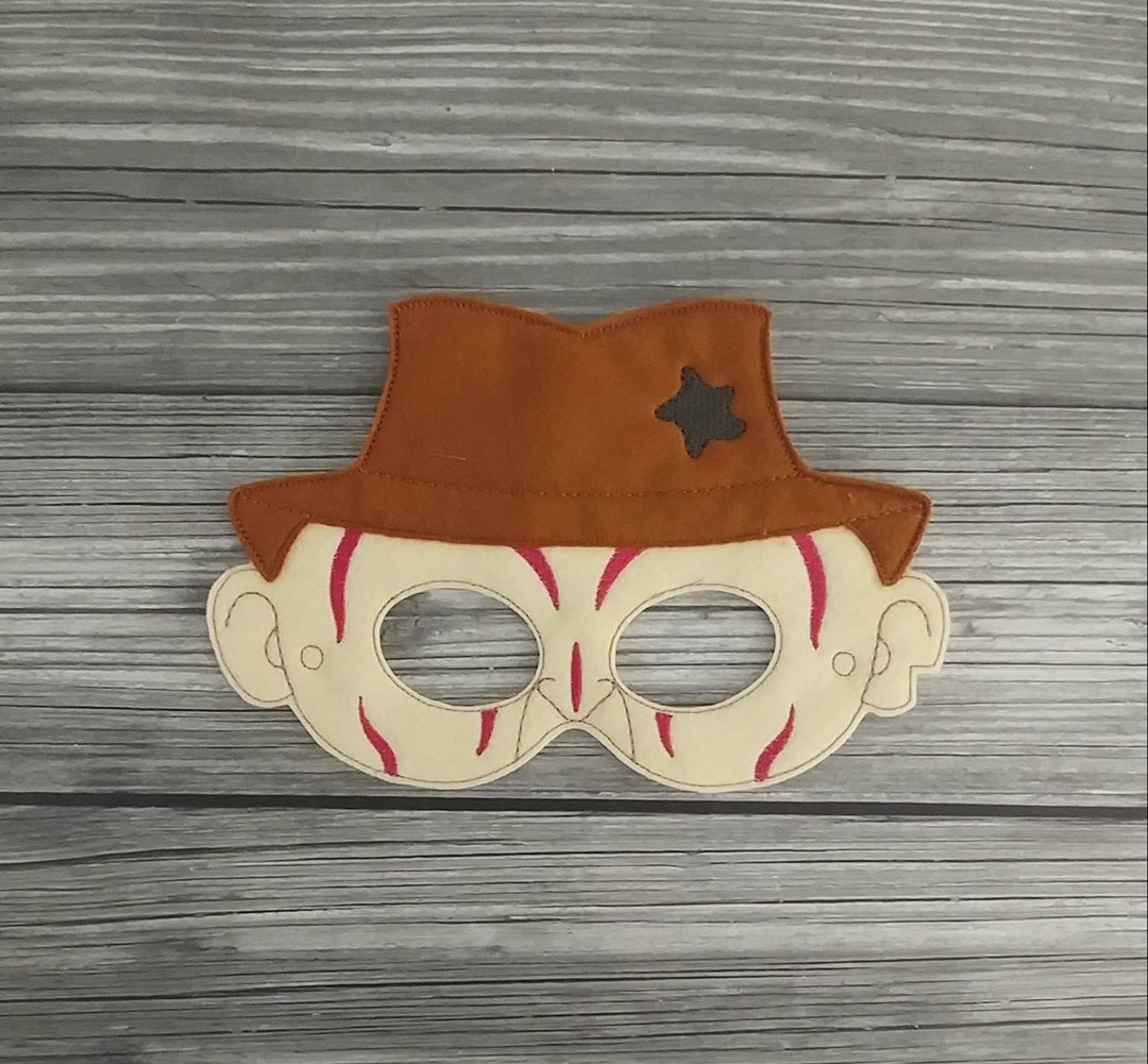 Freddy Felt Mask: Handmade Horror Costume, Creative Play - Etsy