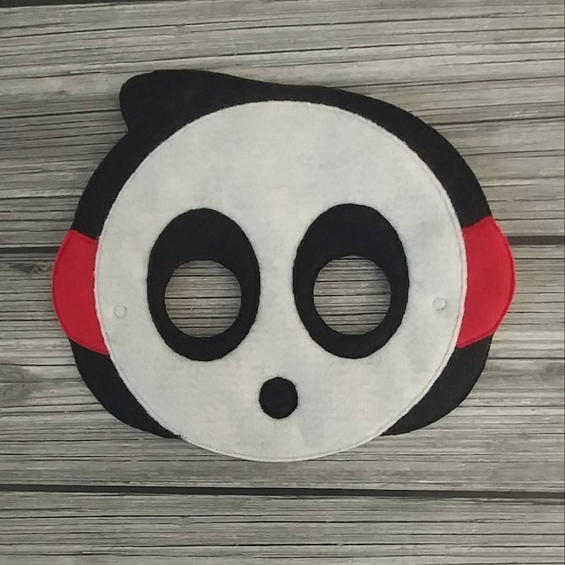 Shy Guy Mask - Etsy