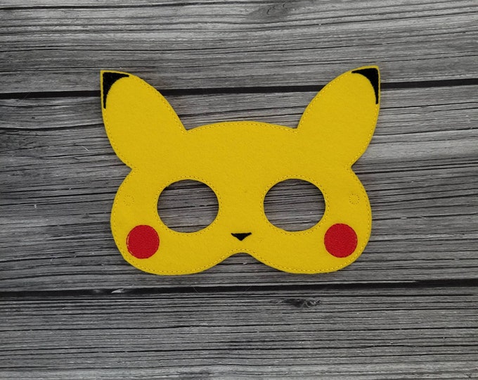 Pikachu Mask Printable Pikachu Costume Animal Mask Halloween - Etsy Canada