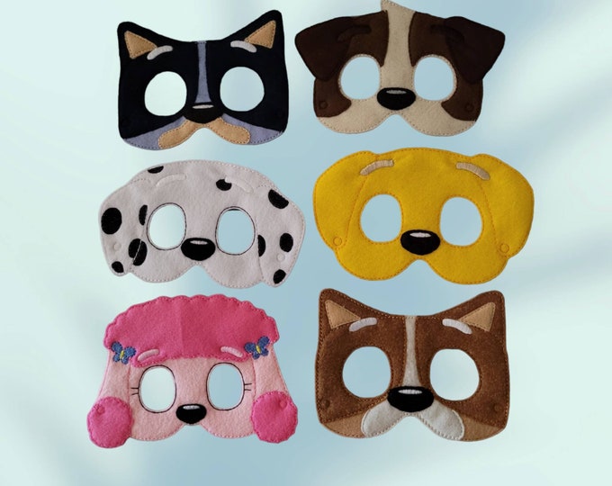 Deluxe Bluey Mask - Etsy