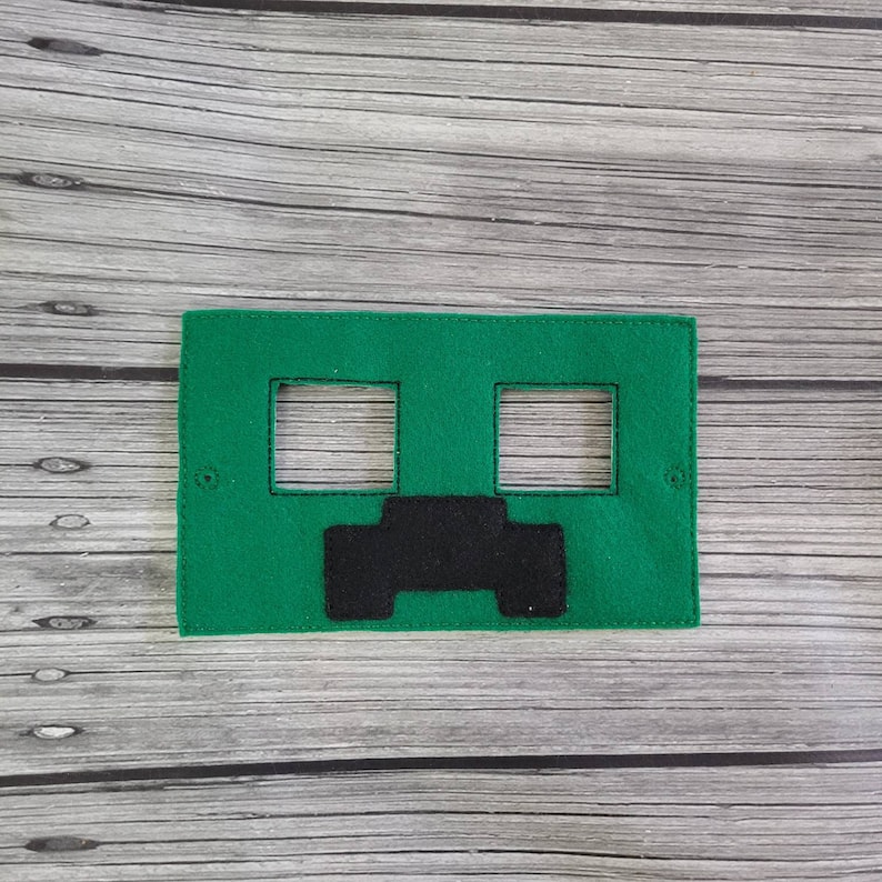 Minecraft Inspired Mask-zombie Mask-pig Mask-alex Mask-steve | Etsy