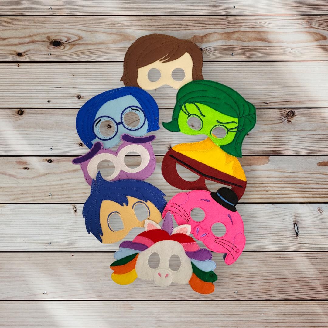 Emotions Pretend Play Masks - Halloween Costume - Creative Play - Dress ...