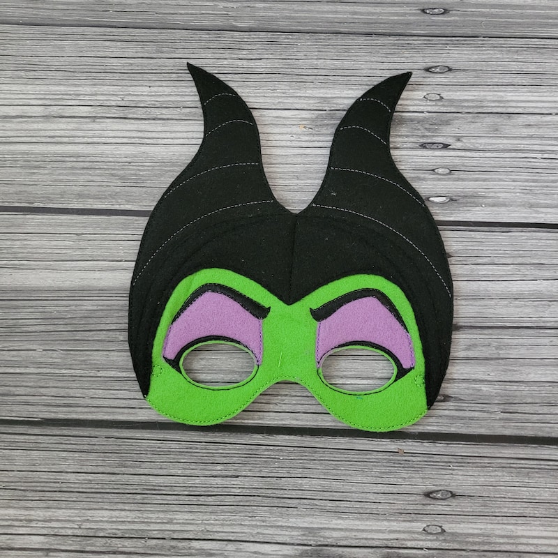 Maleficent Mask - Etsy
