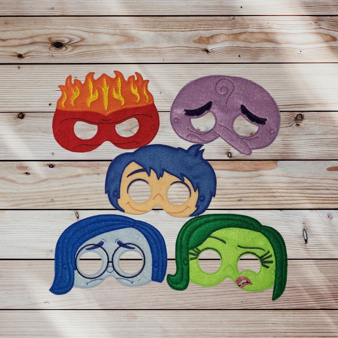 Inner Emotions Pretend Play Felt Masks - Halloween Costume - Creative ...