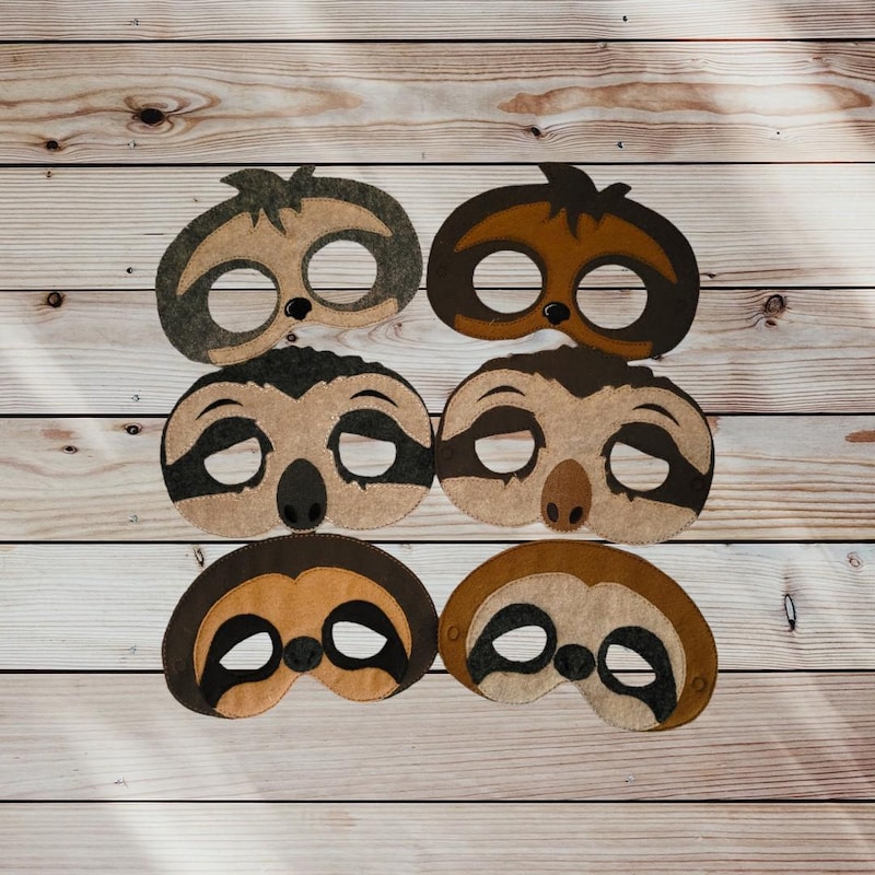 Sloth Mask - Etsy