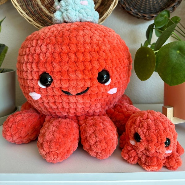 Large Octopus Plush - Etsy