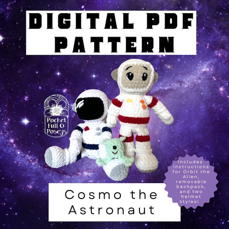 Astronaut Crochet - Etsy