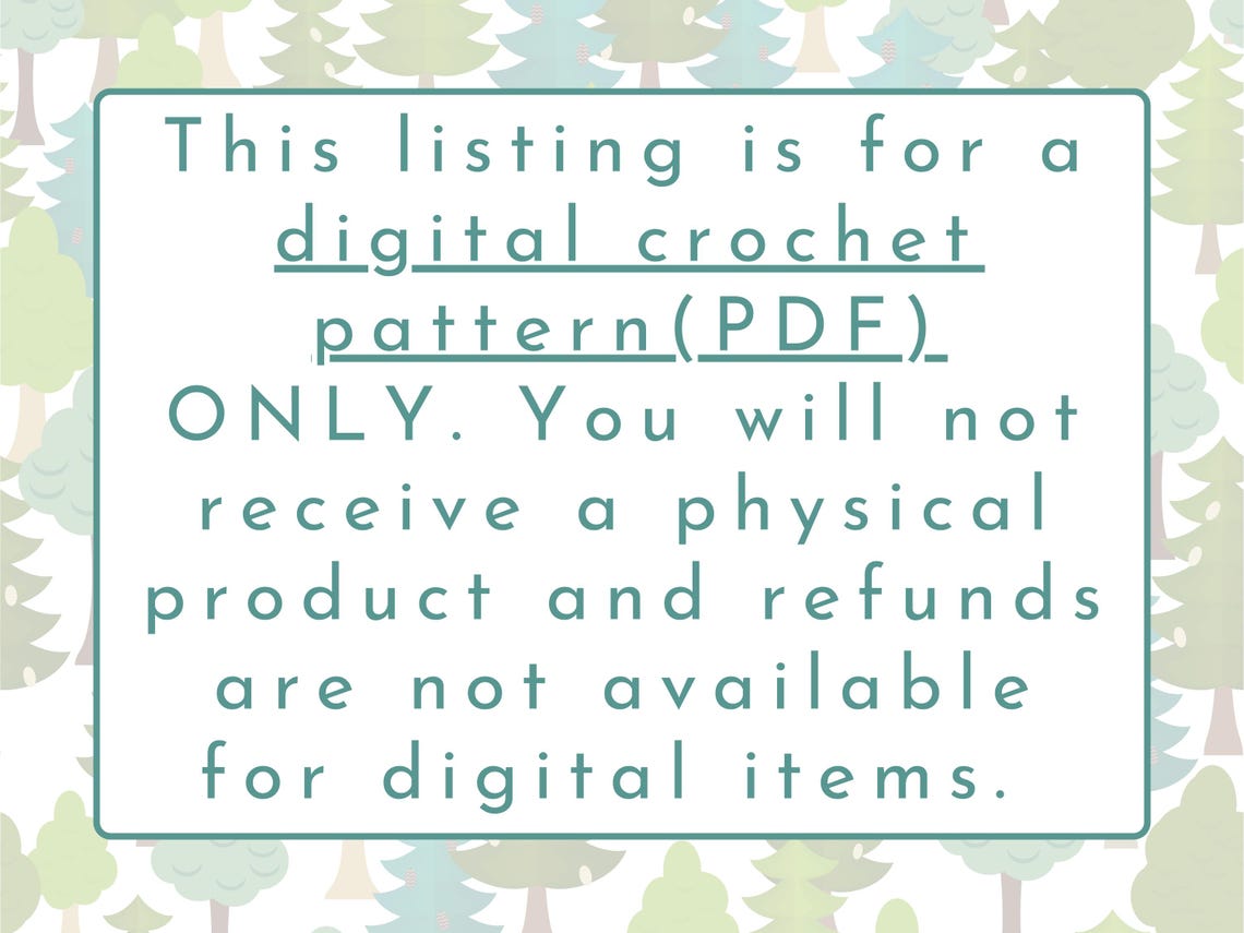 Forest Animal Crochet Pattern Bundle: No Sew Amigurumi (PDF Pattern) - Etsy