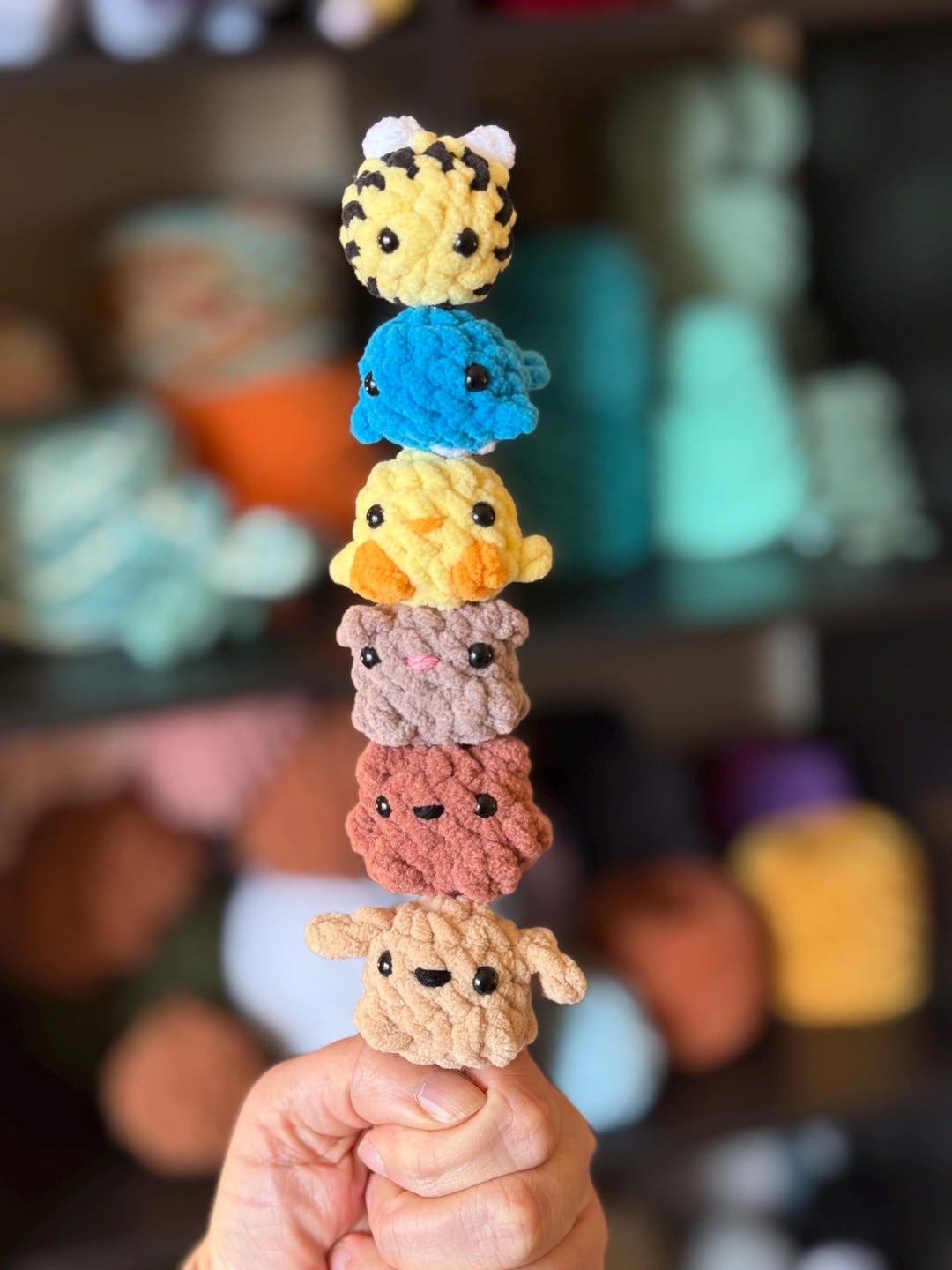 Mini Plushie Keychain Collection – Custom Handmade Animal Keychains ...