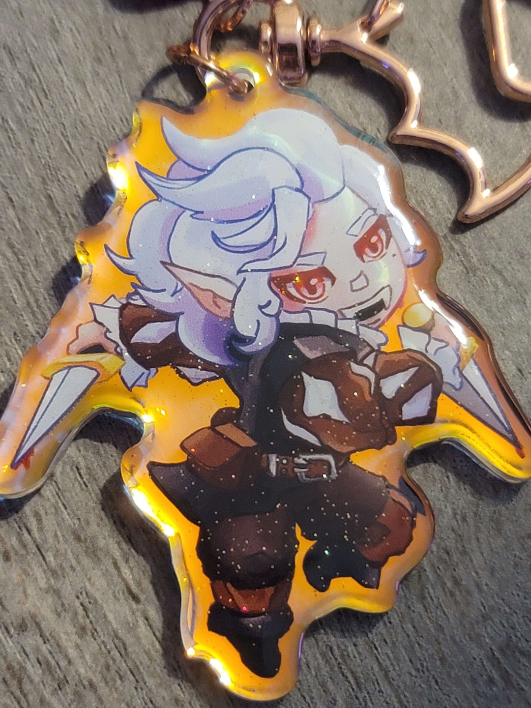Baulders Gate 3 Astarion Acrylic Keychain! | BG3 | Vampire | Rogue ...