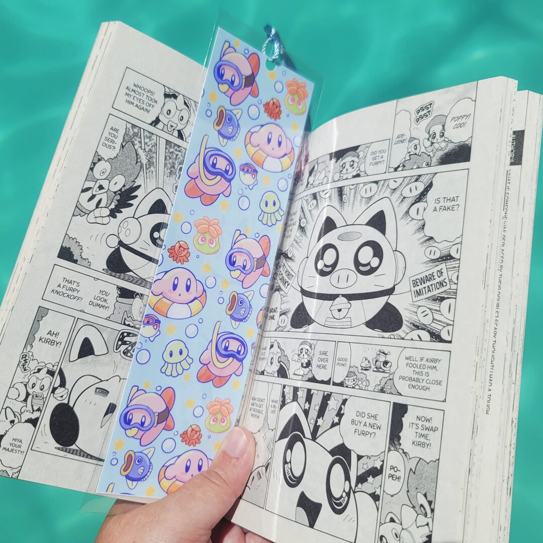 Kirby Summer Fun! Patterned BOOKMARK - Etsy