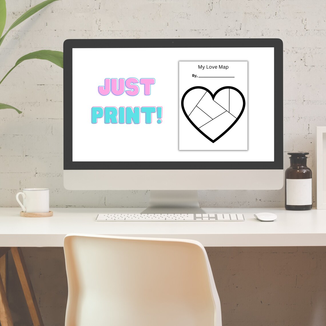 Printable Heart Map | My Heart Map | School Activity | Homeschool ...