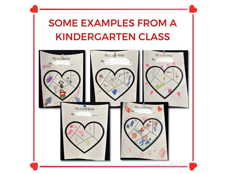 Printable Heart Map | My Heart Map | School Activity | Homeschool ...