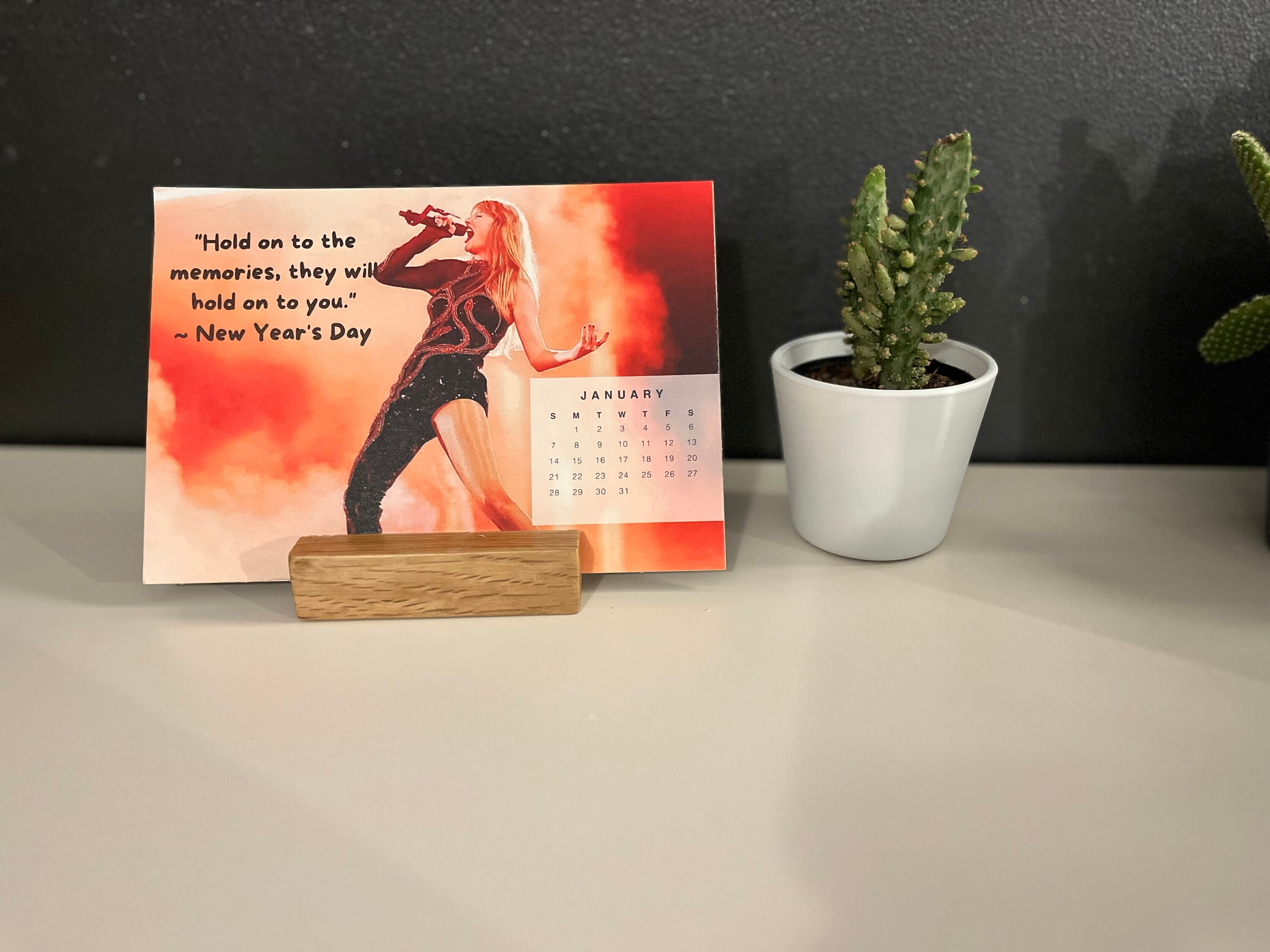 TAYLOR SWIFT ERAS Tour Calendar Desk Easel 2024 Calendar - Etsy