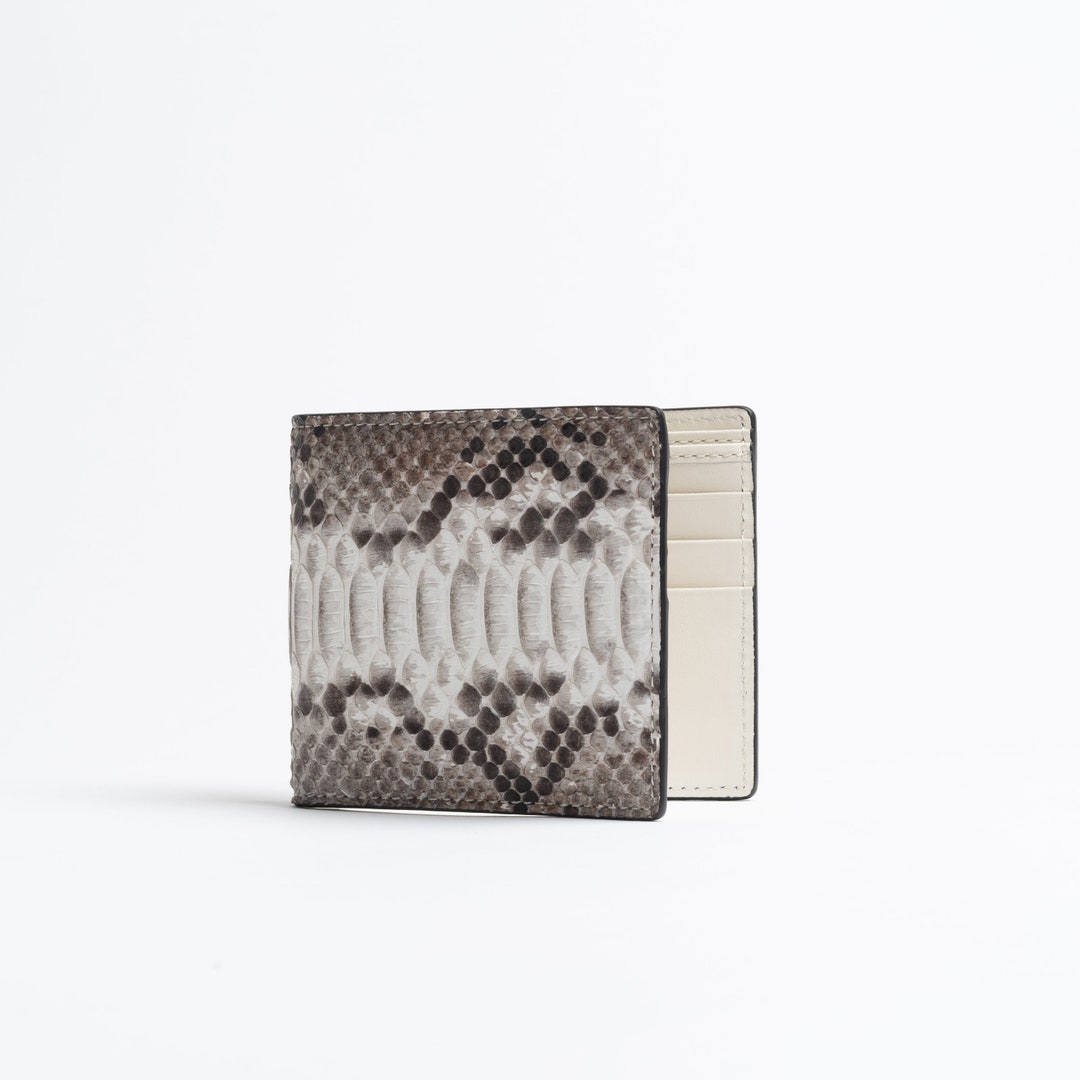 Rockertype Python Leather Men's Bifold Wallet - Etsy