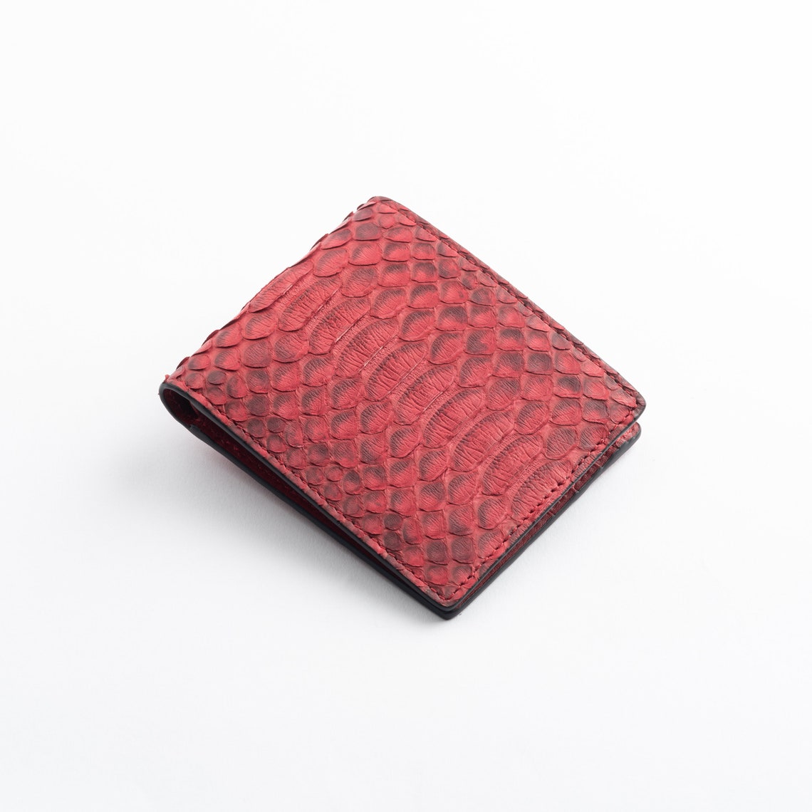 Rockertype Python Leather Men's Bifold Wallet - Etsy