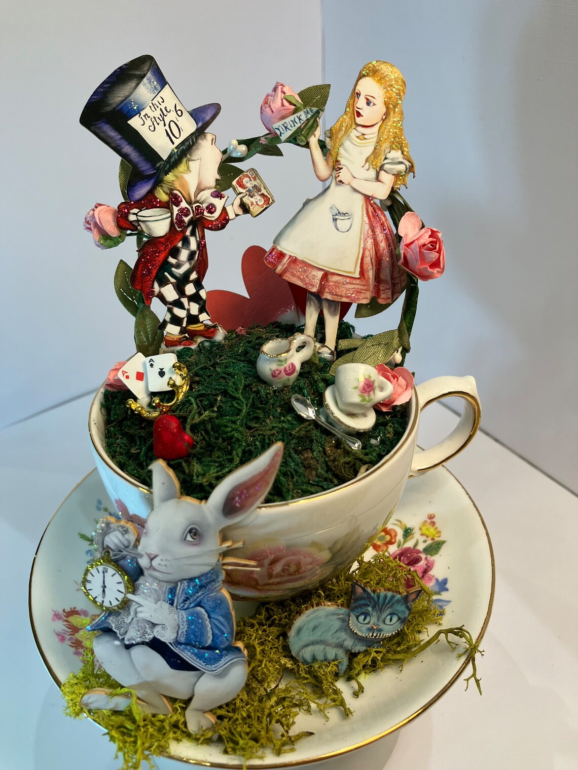 Alice in A Wonderland Vintage Teacup - Etsy