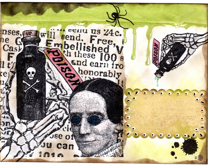 Poison Mail Art Envelope - Etsy