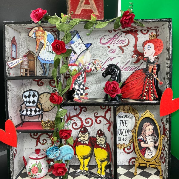 Alice in Wonderland Wall Shelf - Etsy