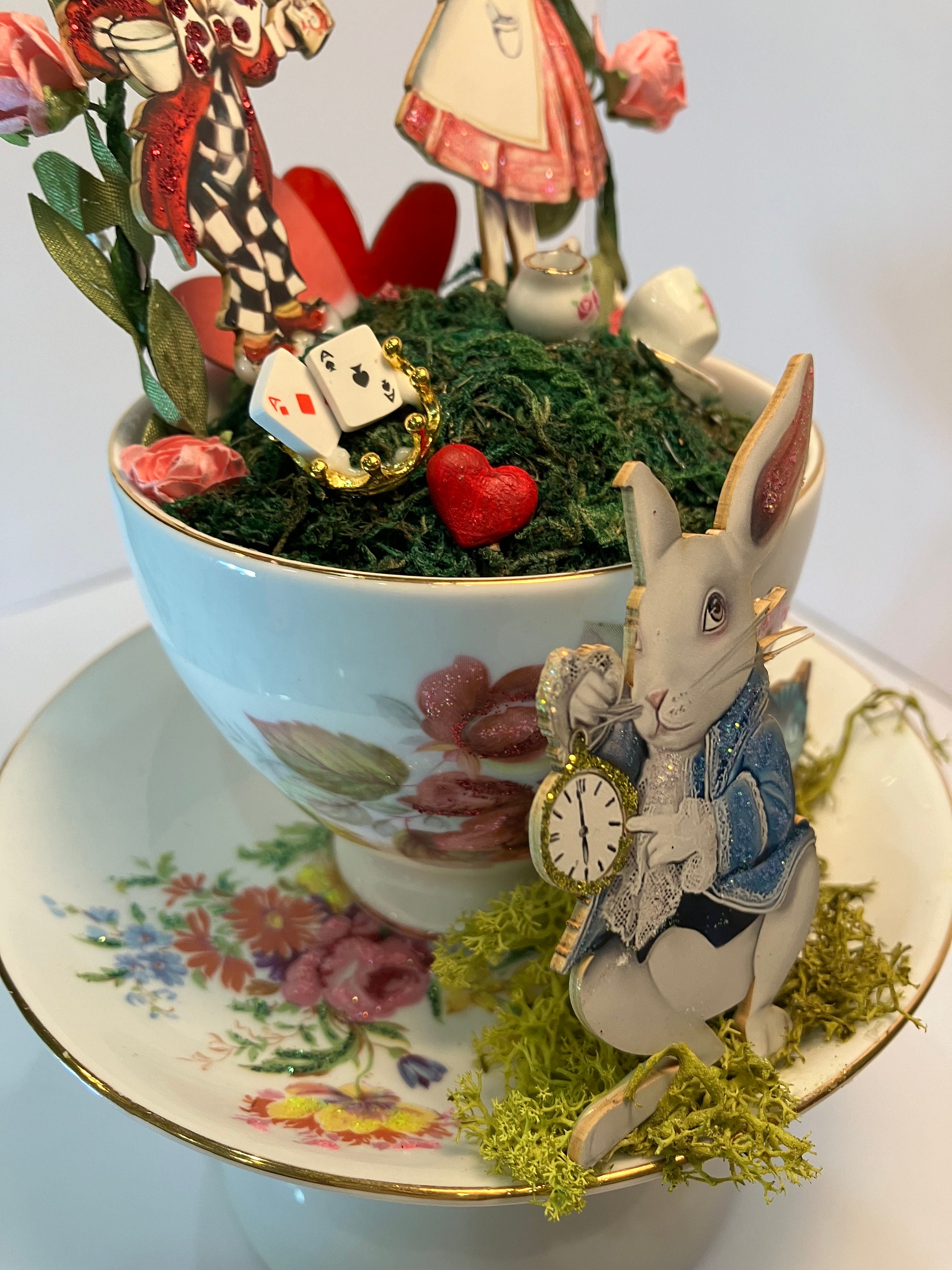 Alice in A Wonderland Vintage Teacup - Etsy