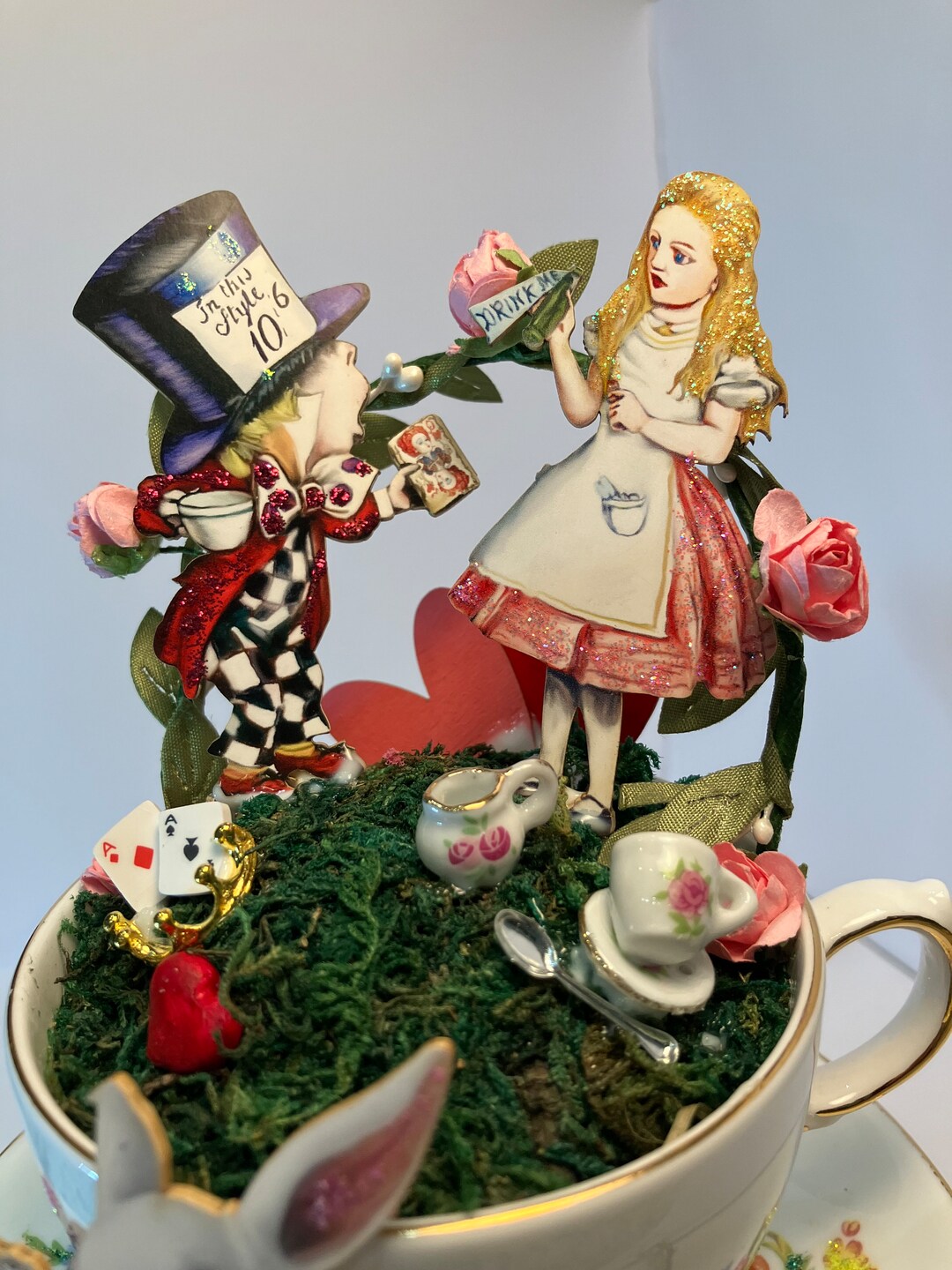 Alice in A Wonderland Vintage Teacup - Etsy