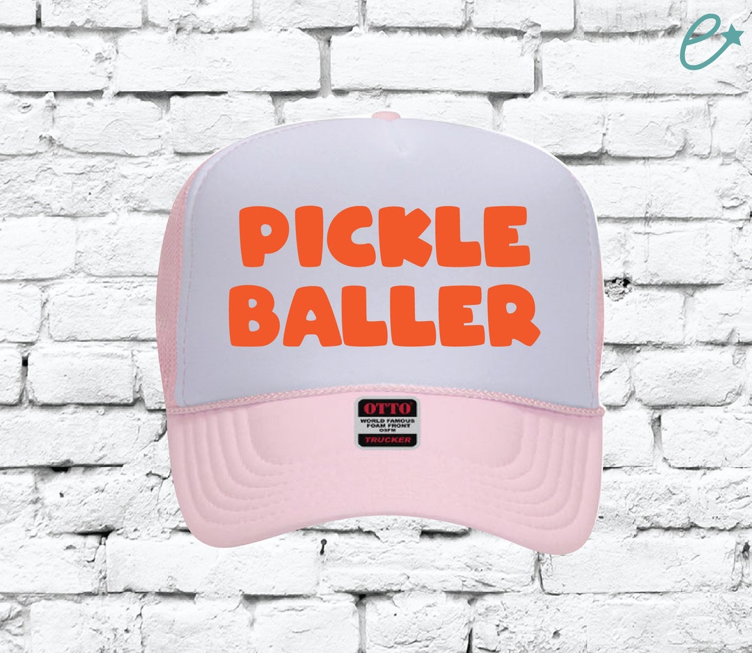 Pickle Baller Trucker Hat Pickleball Custom Snapback - Etsy