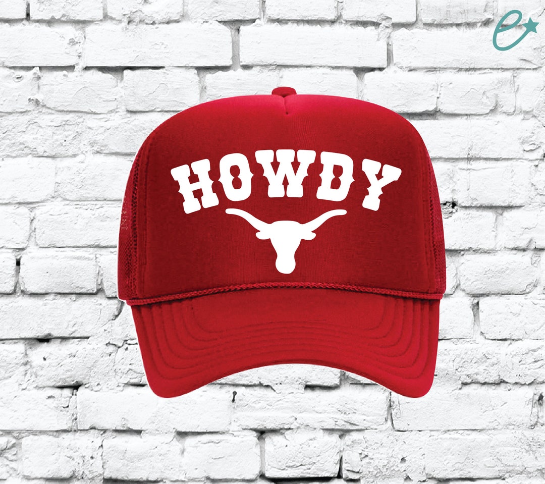Howdy Longhorn Trucker Hat Country Southern Twang Cowboy Hat - Etsy