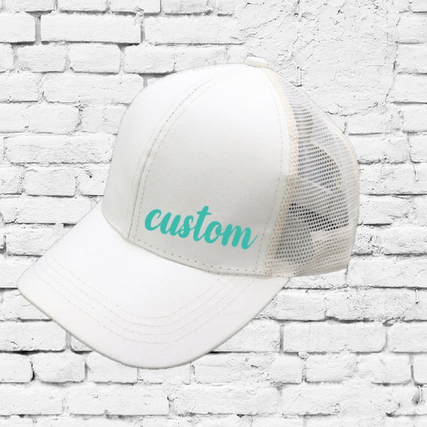 Pony Tail Hat - Etsy