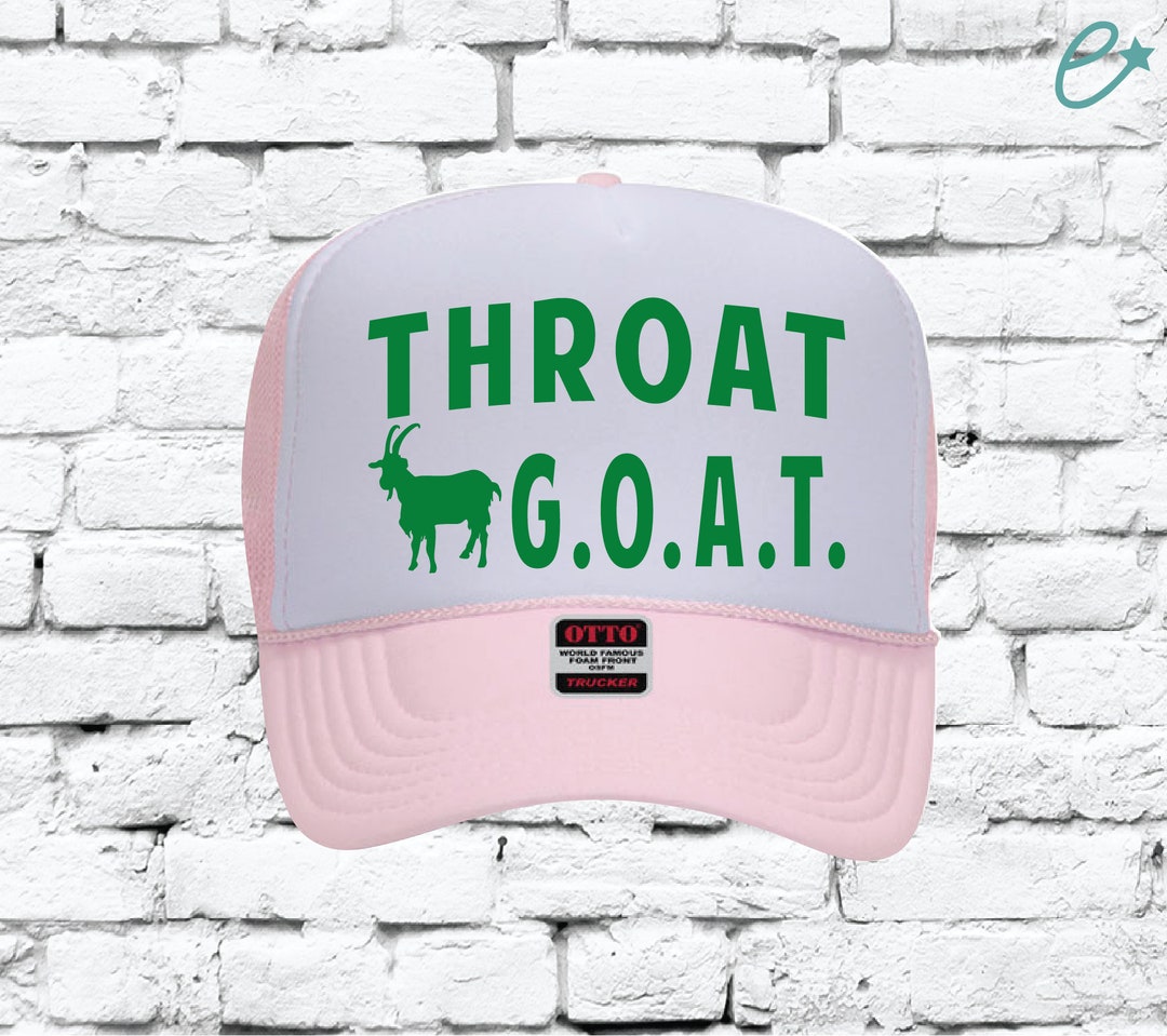 Throat Goat Trucker Hat Funny Day Drinking Snapback Summer Party Hats ...