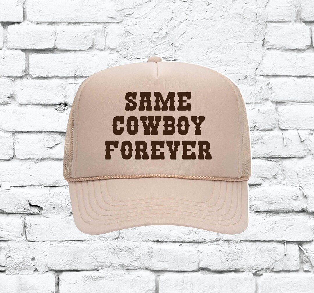 Same Cowboy Forever Hat Custom Trucker Hat Bachelorette Wedding ...